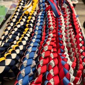 Name Tag Add on for Volleyball Ribbon Lei Necklace for / Grad Lei ...