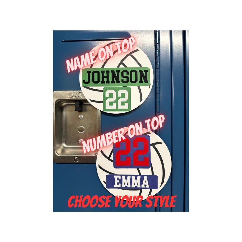Volleyball Sign With Player Name and Number / Volleyball Decorations ...