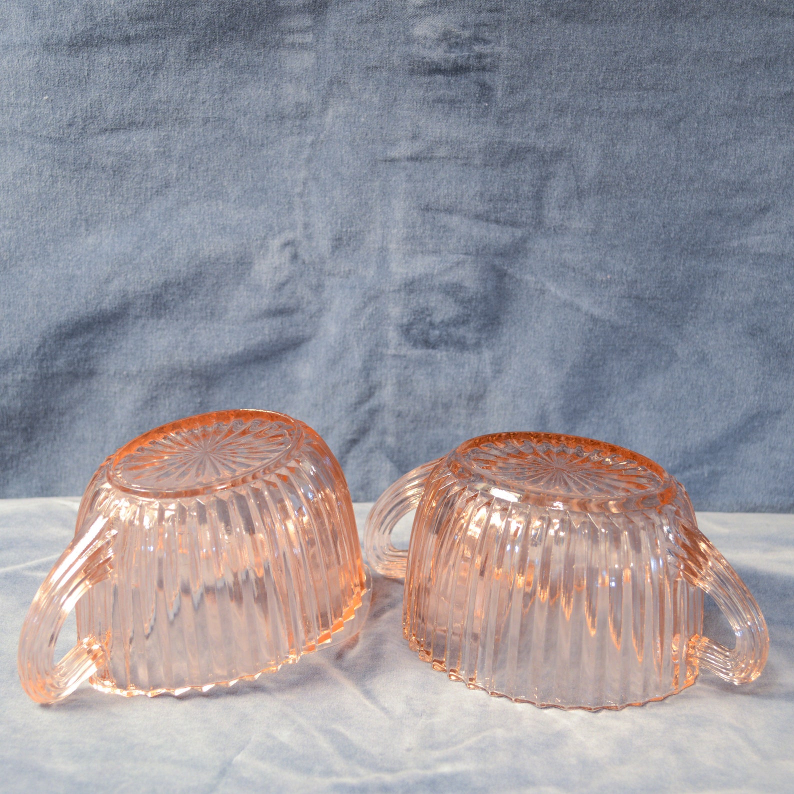Anchor Hocking Glass Co. – Pink Depression Glass Sugar & Creamer Set W ...