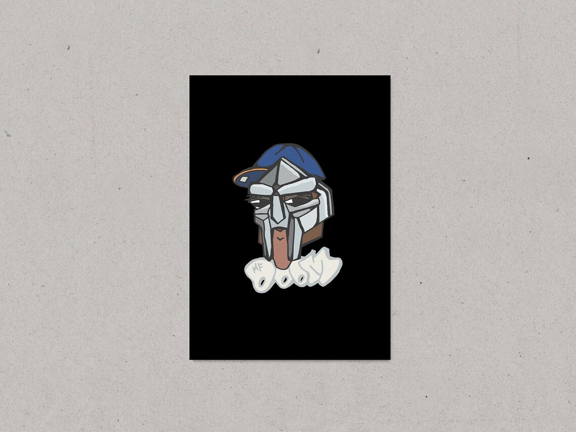 MF DOOM Illustration / Print / Wall Art / Music / Art / Creative - Etsy