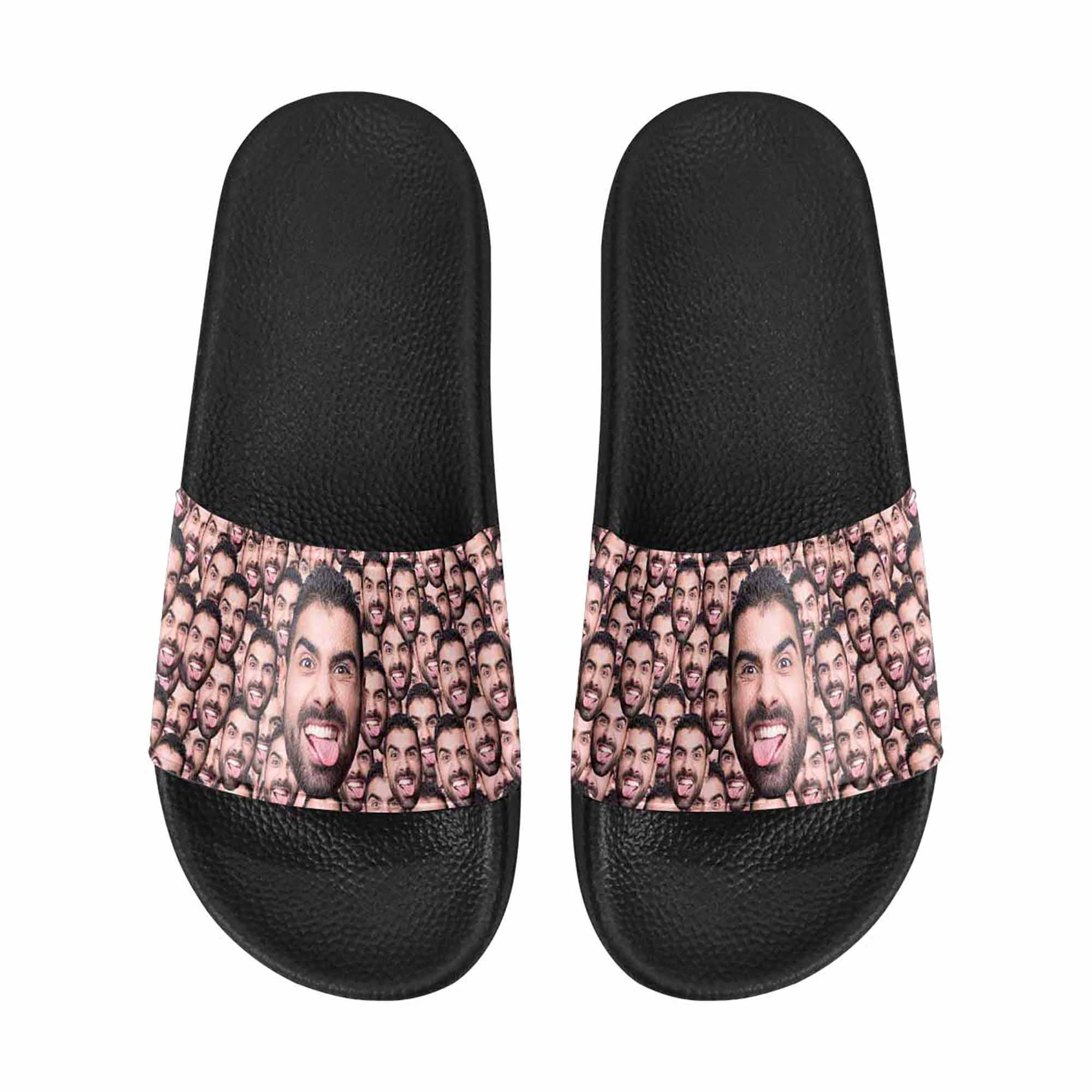 Custom Personalized Slide Sandals,custom Face Slide Sandals,mens and ...