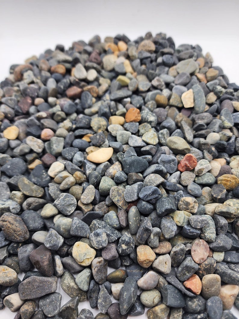 Mexican Beach Pebbles Mix Semi Gravel. River Rock Aquarium - Etsy