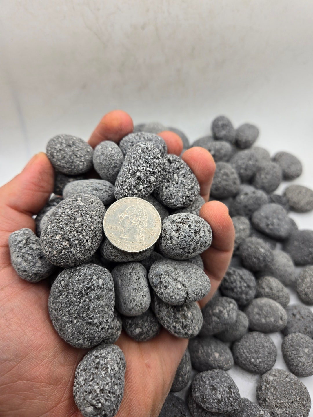 Small Lava Tumbled Pebbles, Lava Rock Freat Decoration and Fire Rated ...