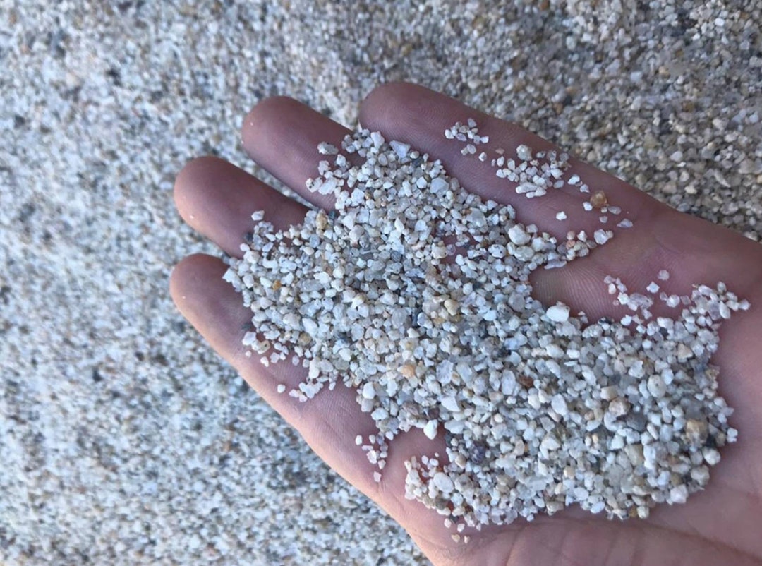 White Criva sand Mexican Beach Pebble 2-4 mm aquarium, substrate great ...