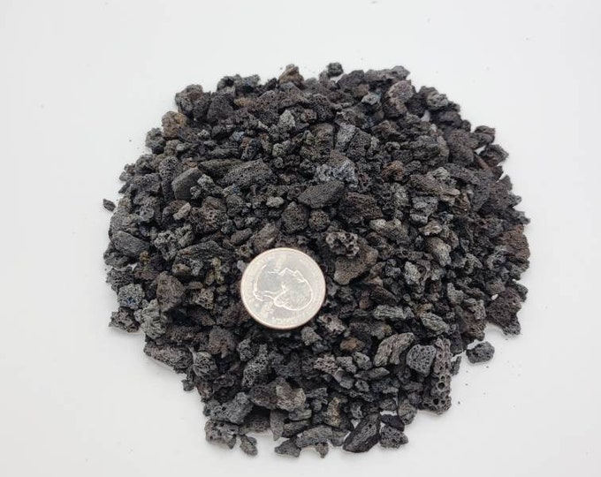 Black Lava Cinder Volcanic Rock 3/8' Volcano Gravel - Etsy