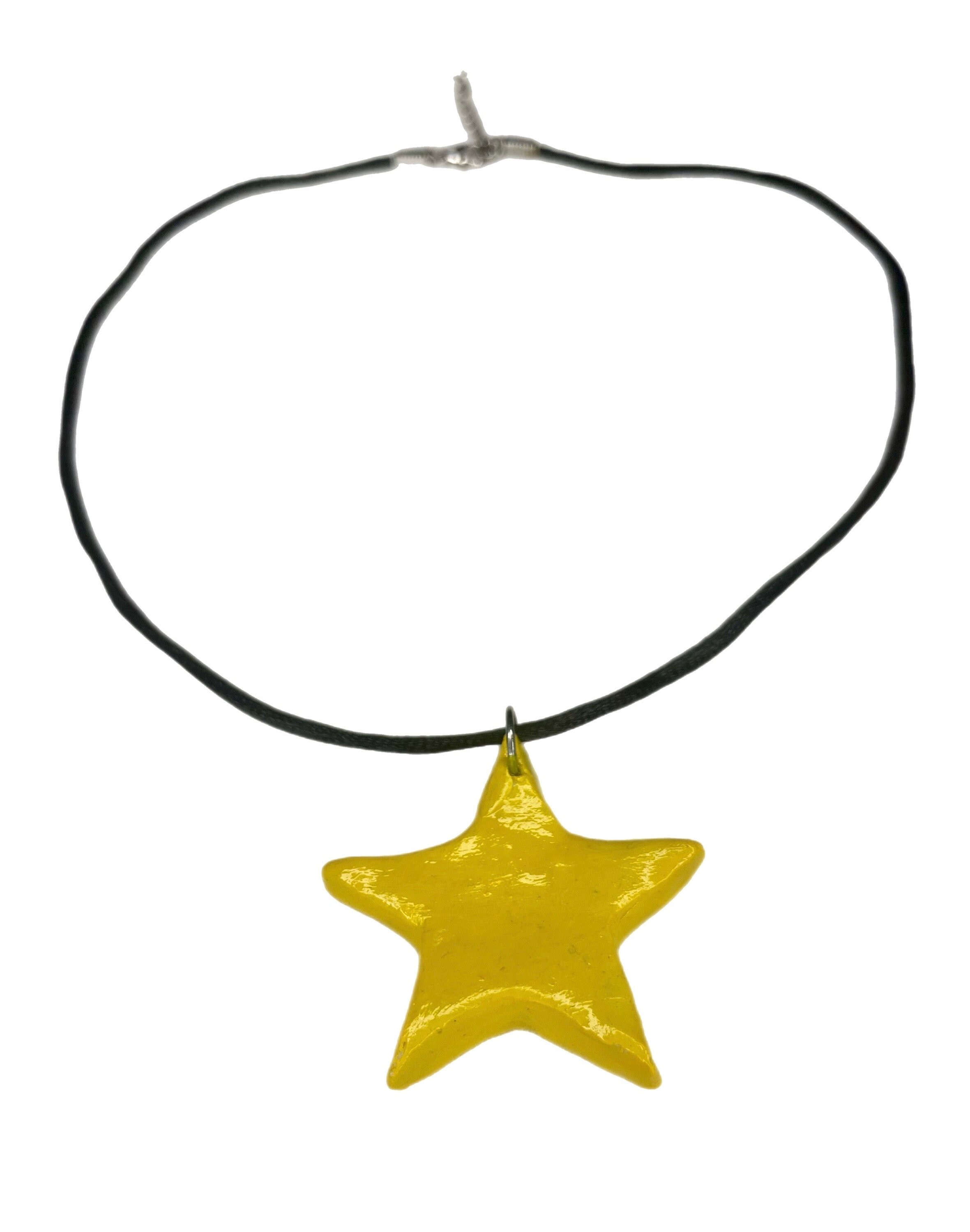 Yellow Star Necklace - Etsy
