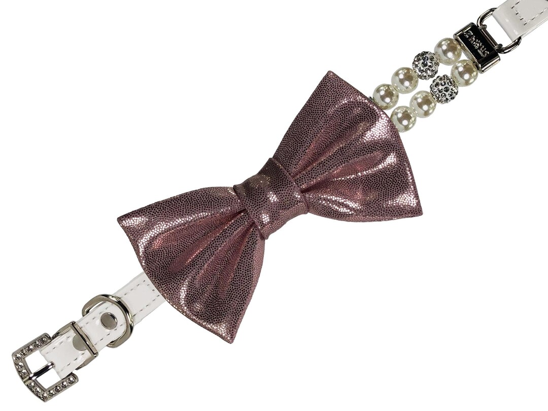 Metallic Mauve Dog Bow Tie, Cat Bow Tie, Bunny Bow Tie, Gift for Dog ...