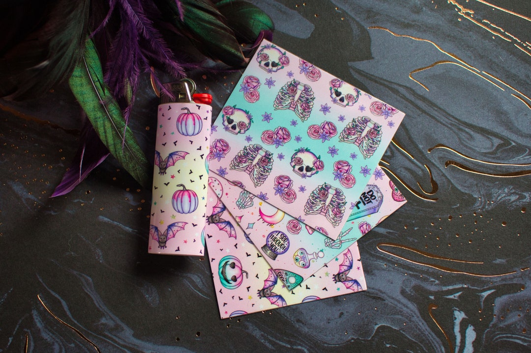 Lighter Sticker Wraps Lighters for Women Spooky Pastel Aesthetic ...
