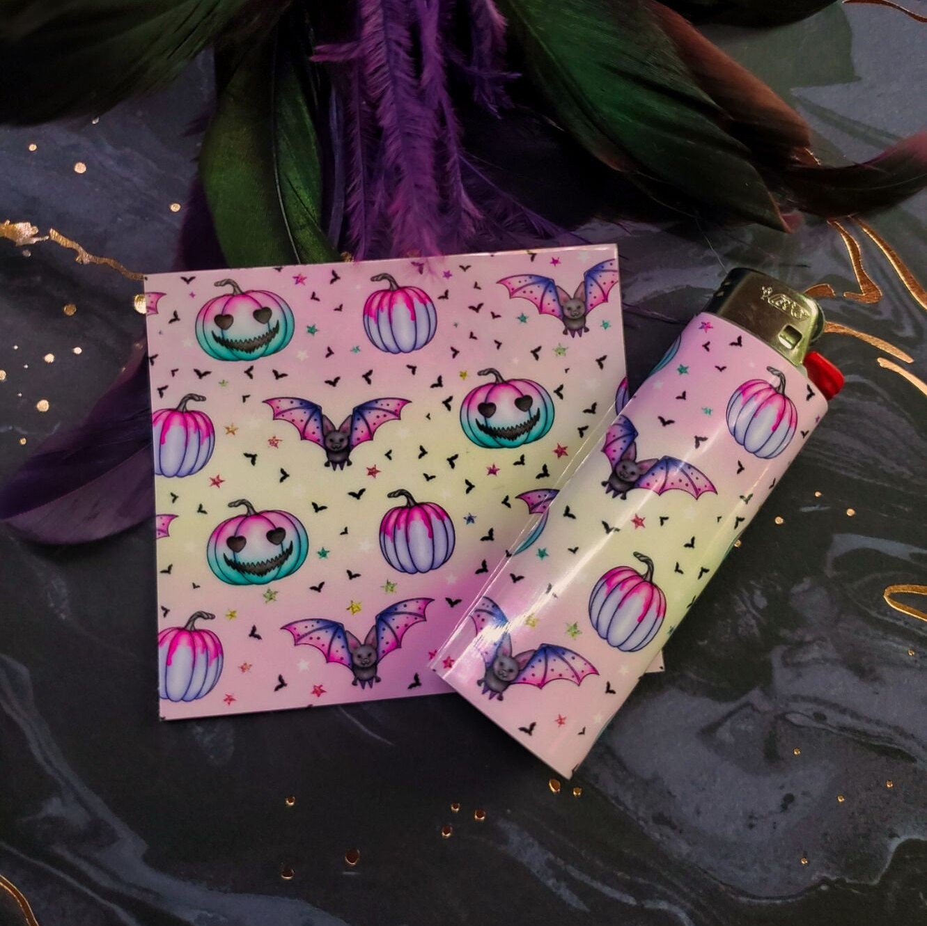 Lighter Sticker Wraps Lighters for Women Spooky Pastel Aesthetic ...