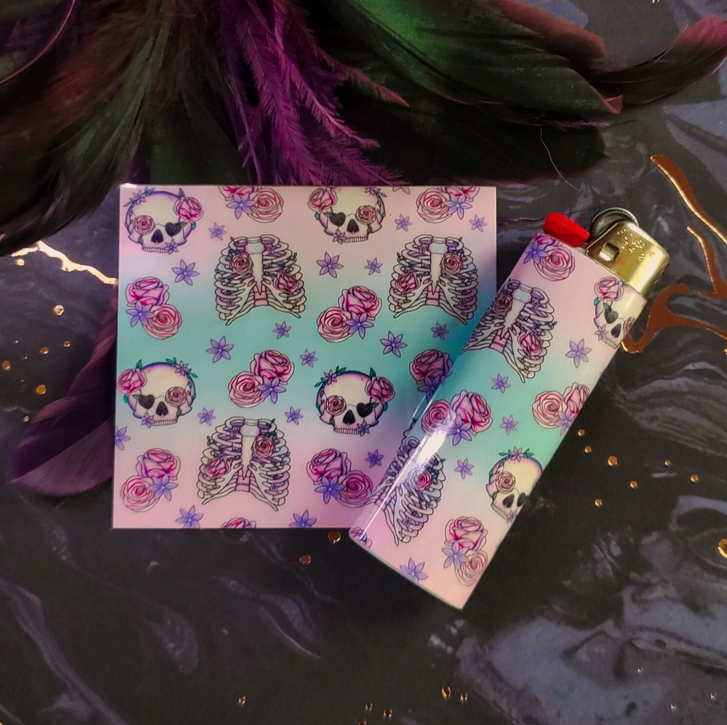 Lighter Sticker Wraps Lighters for Women Spooky Pastel Aesthetic ...