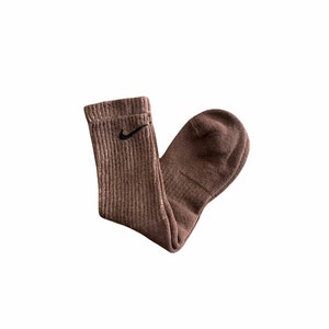 Neutral Solid Dyed Nike Socks - Etsy