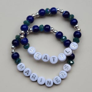Seattle Mariners Bracelets - Etsy