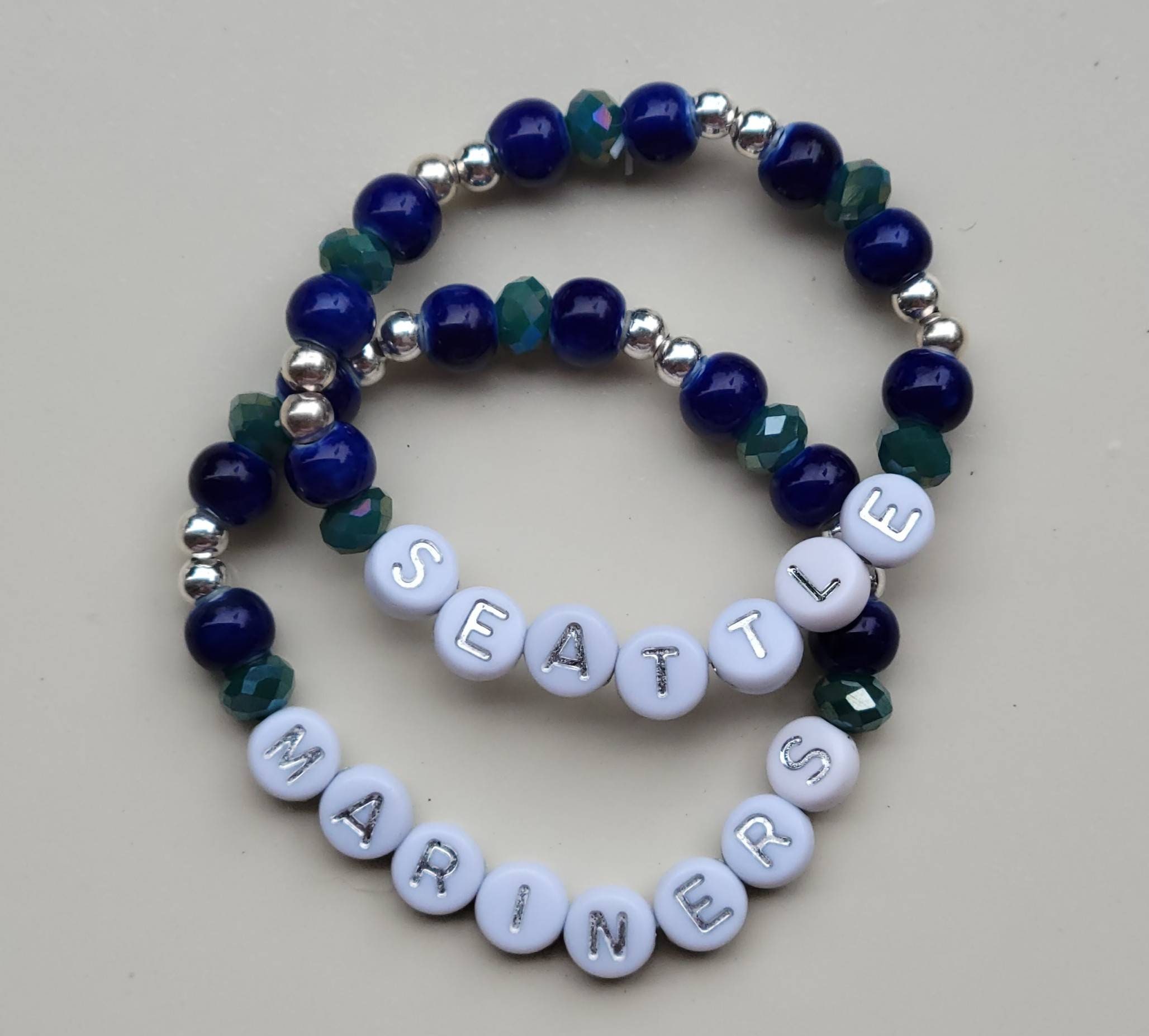 Seattle Mariners Bracelets - Etsy