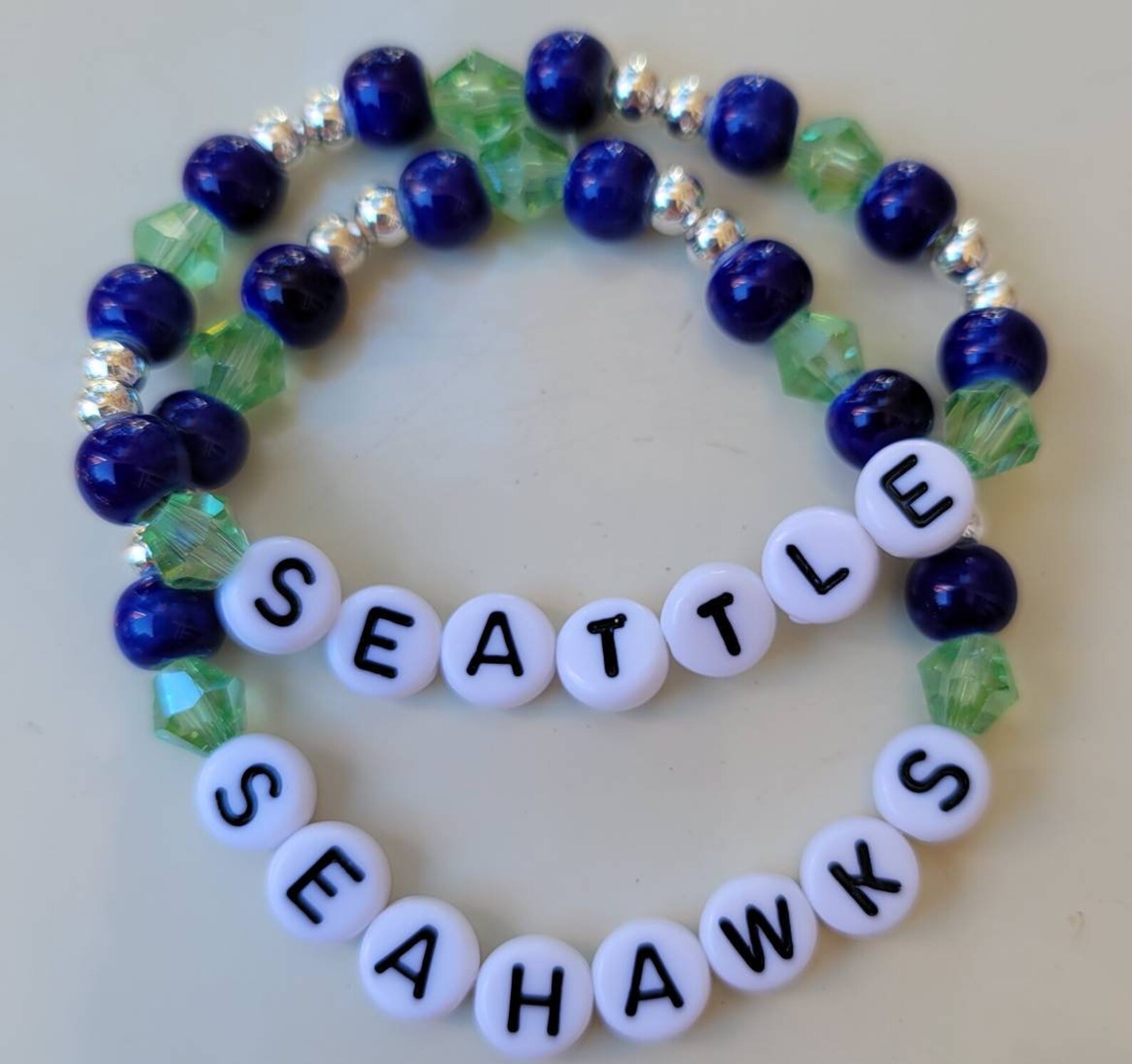 Seattle Seahawks Bracelets - Etsy