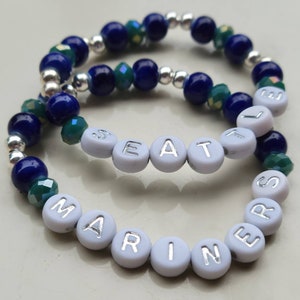Seattle Mariners Bracelets - Etsy
