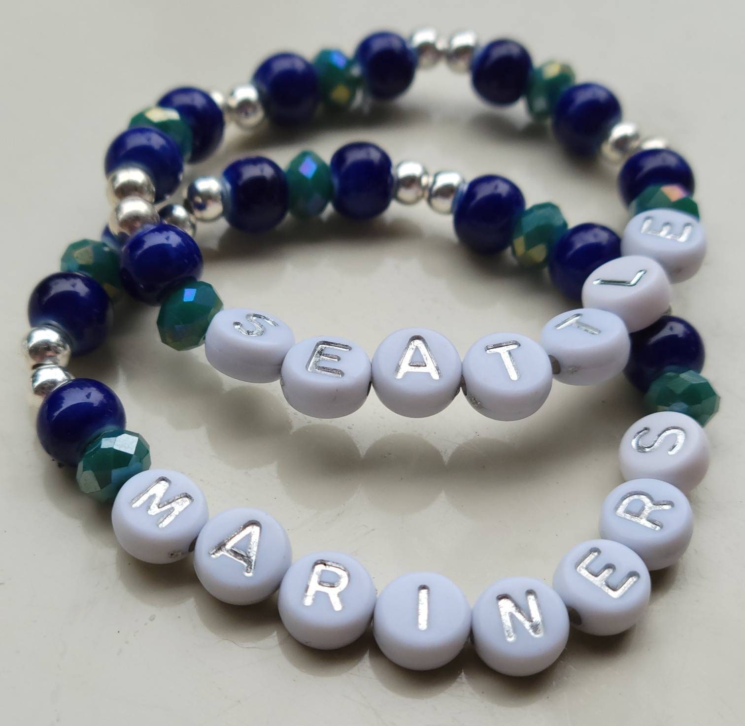 Seattle Mariners Bracelets - Etsy