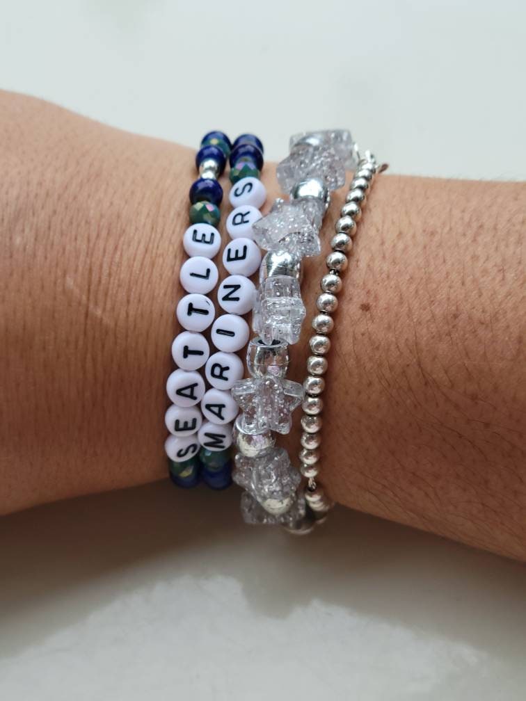 Seattle Mariners Bracelets - Etsy