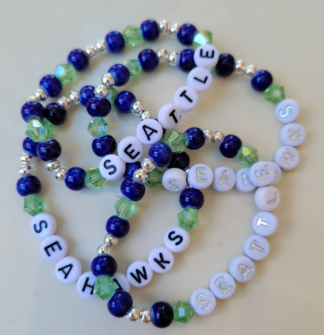 Seattle Seahawks Bracelets - Etsy
