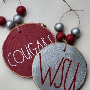 Farmhouse WSU Ornament - Etsy