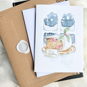 Christmas Cake Card| Handmade Christmas Greetings Card| Christmas ...