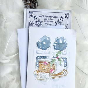 Christmas Cake Card| Handmade Christmas Greetings Card| Christmas ...