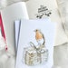 Robin Card Robin Messages Handmade Greetings Card Artisan Maker ...