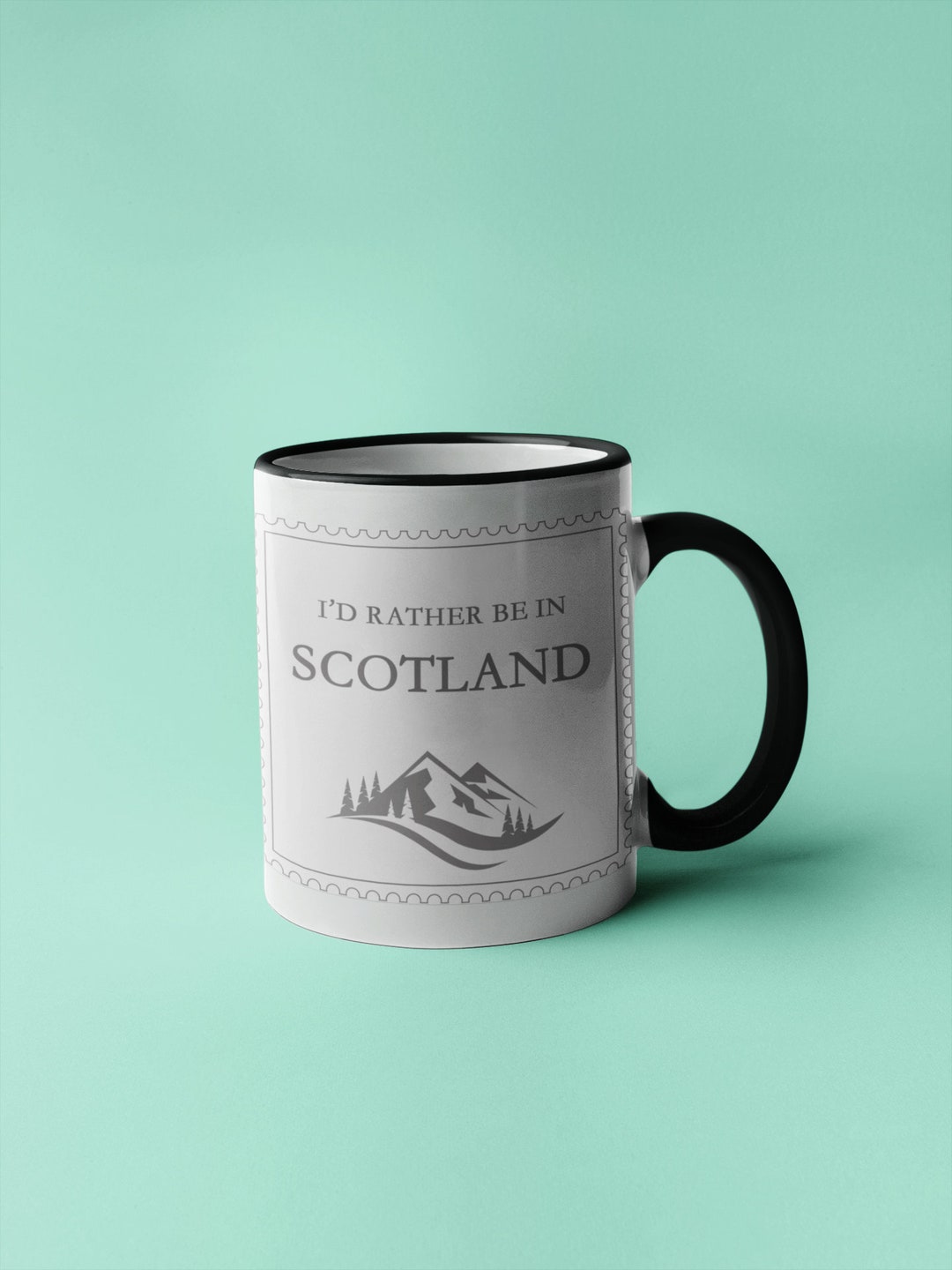 Scotland Mug, Scotland Gifts, I'd Rather Be in Scotland Mug, Gift for ...