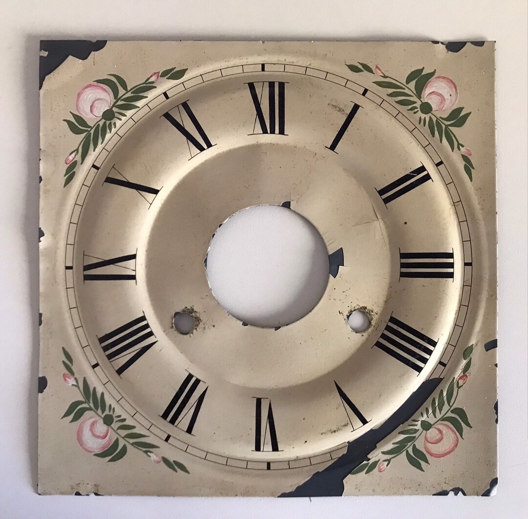 Vintage French Clock Face - Etsy UK