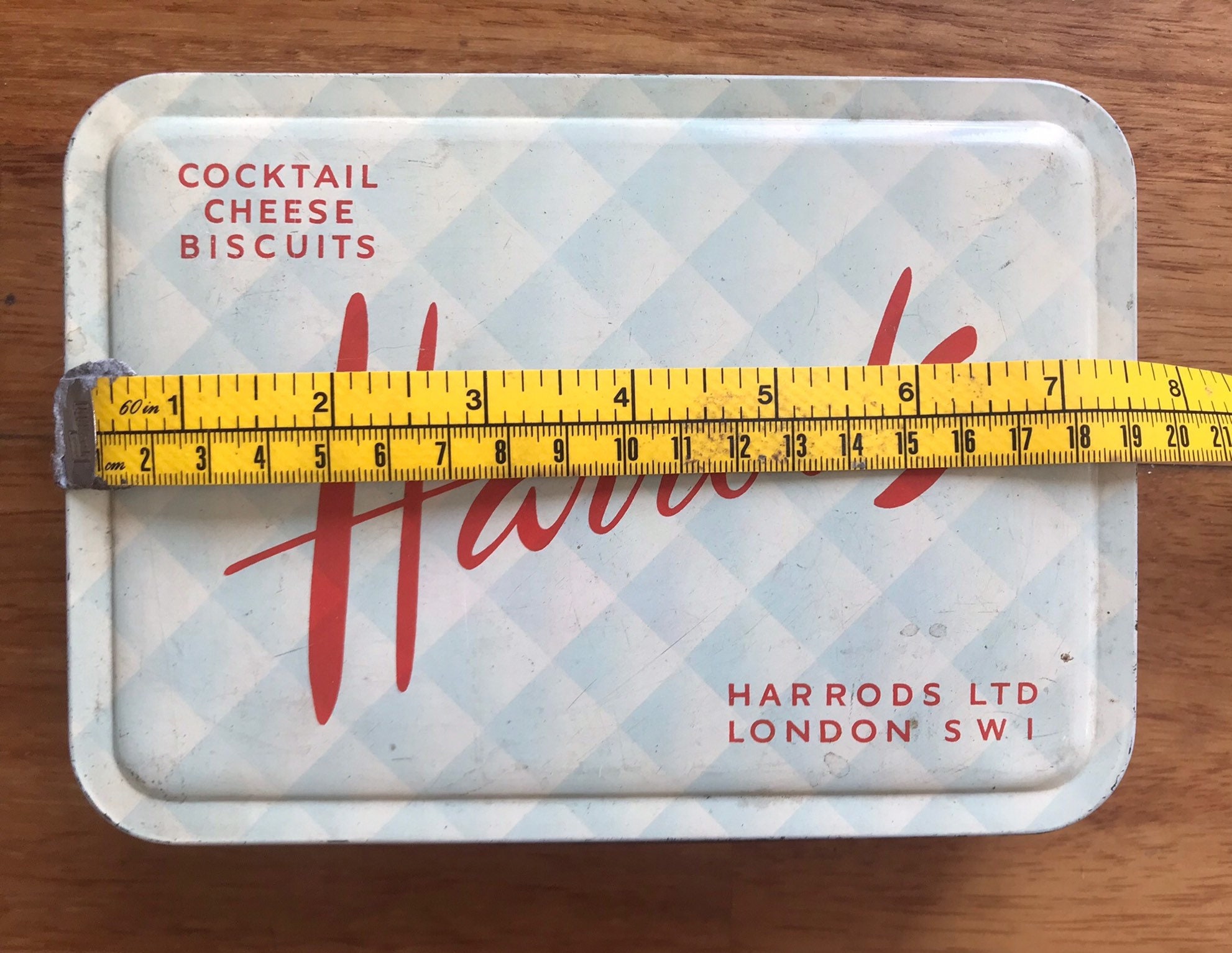 Vintage Harrods Tin - Etsy