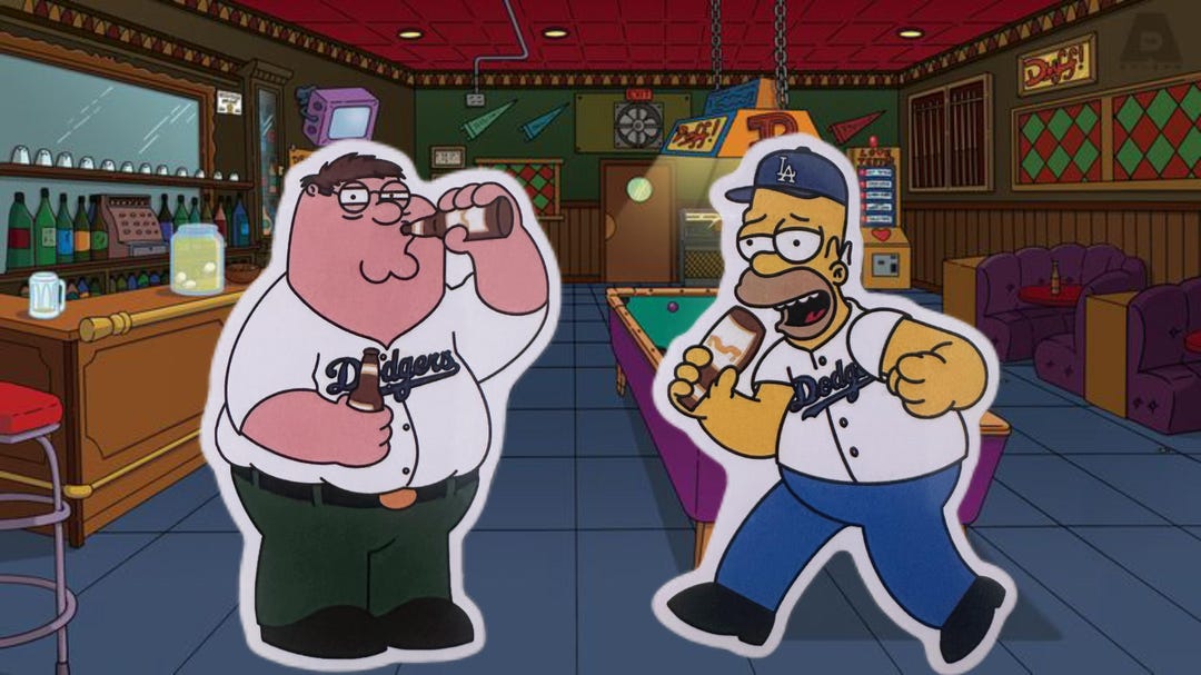 LA Homer & Peter Stickers - Etsy