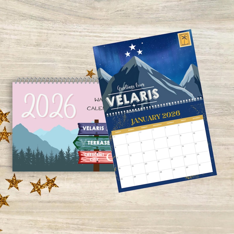 2026 Acotar Calendar - Etsy