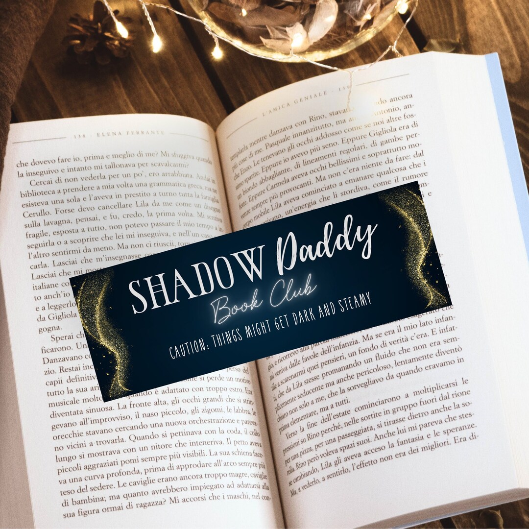 Shadow Daddy Book Club Bookmarks / Acotar Bookish Gift / Book Lover ...