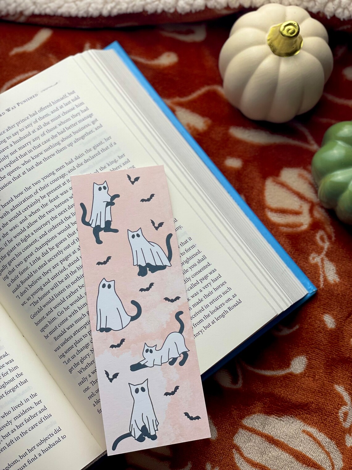 Spooky Halloween Bookmarks for Reader/ Cottage Core Ghost / Bookish ...
