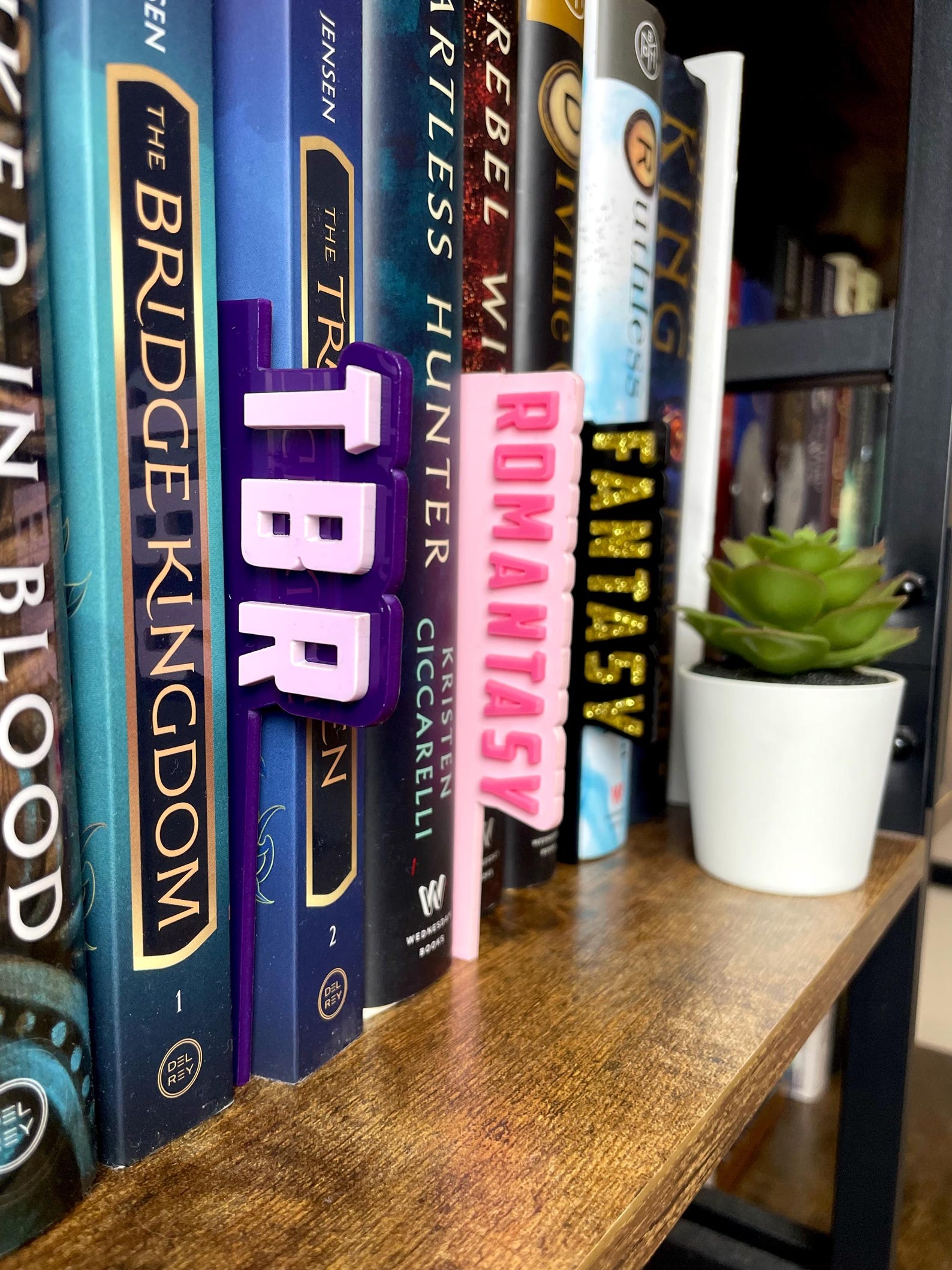 Library Genre Signs | Book Genre Wall Decor | Personal Library Sign Set ...