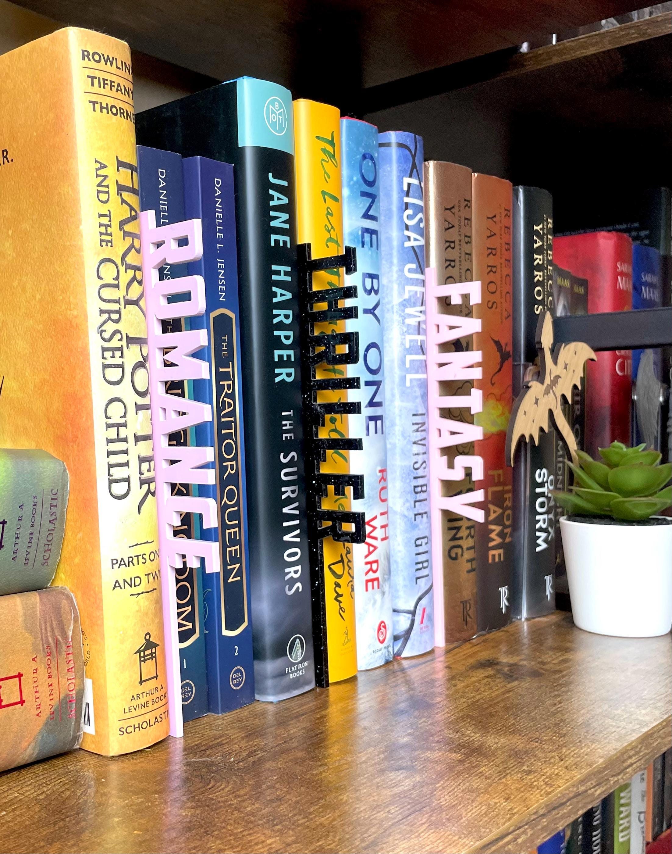 Library Genre Signs | Book Genre Wall Decor | Personal Library Sign Set ...