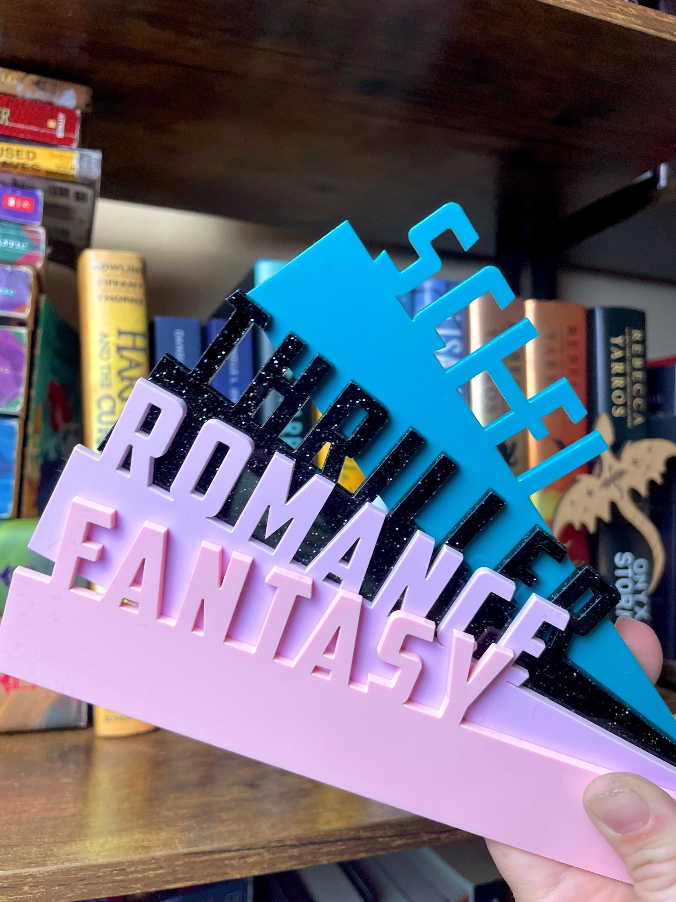 Library Genre Signs | Book Genre Wall Decor | Personal Library Sign Set ...