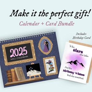 Acotar 2025 Wall Calendar / 12 Month Bookish Calendar / Acotar Merch ...