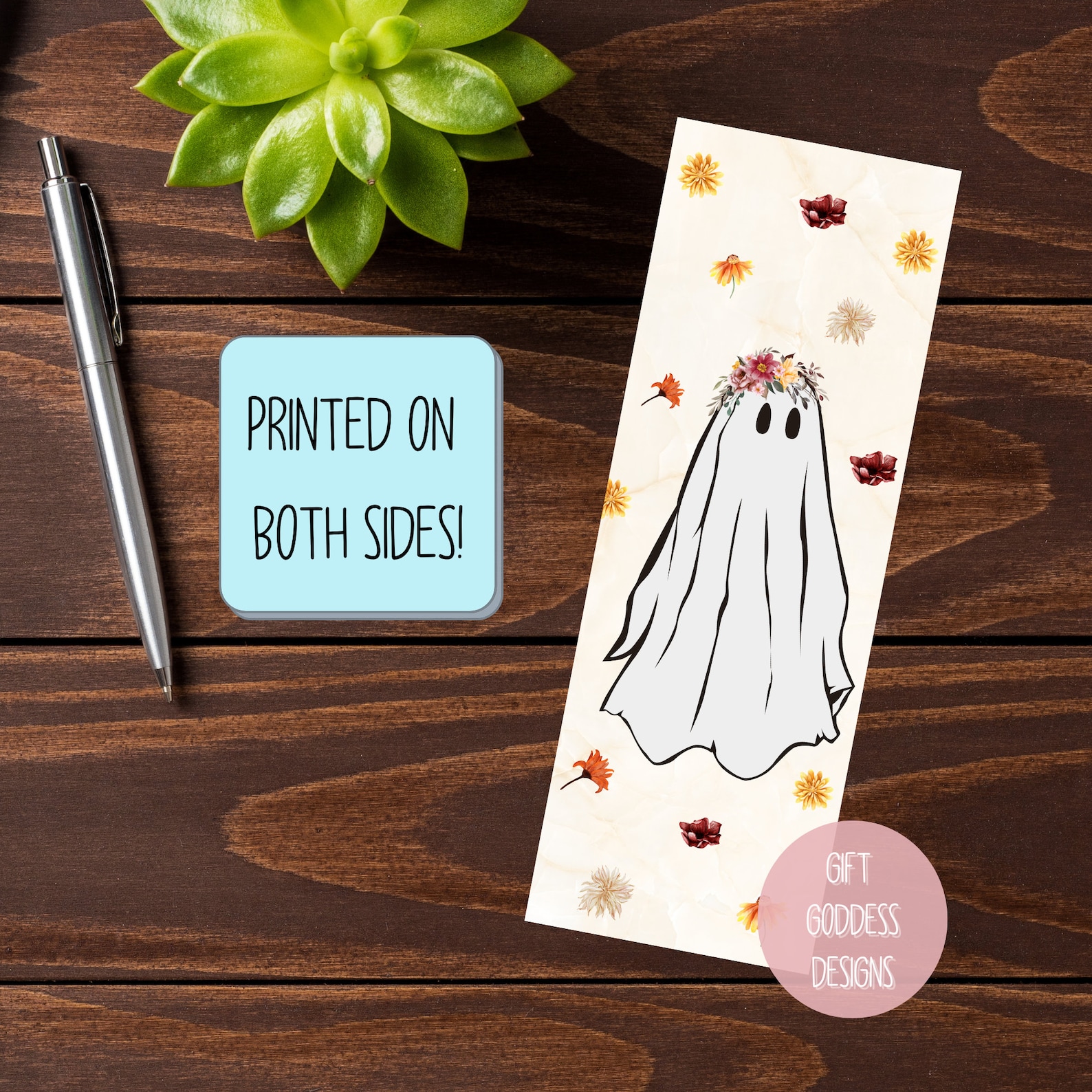 Halloween Cottagecore Ghost Bookmark / Bookish Gift / Book - Etsy