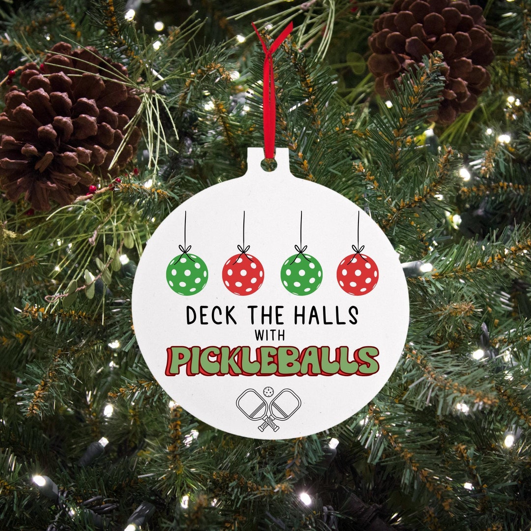 Pickleball Ornament/ Personalized Ornament / Unique Gift for Her Him ...
