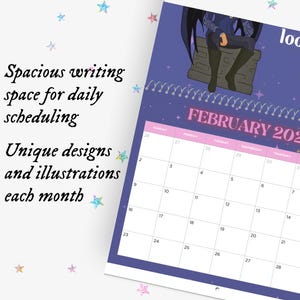 Acotar 2025 Wall Calendar / 12 Month Bookish Calendar / Acotar Merch ...