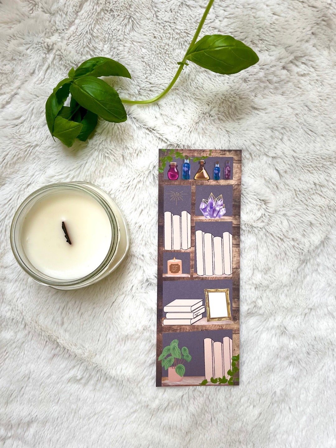 Apothecary Bookshelf Tracker Bookmark / Reading List Bookmark / High ...