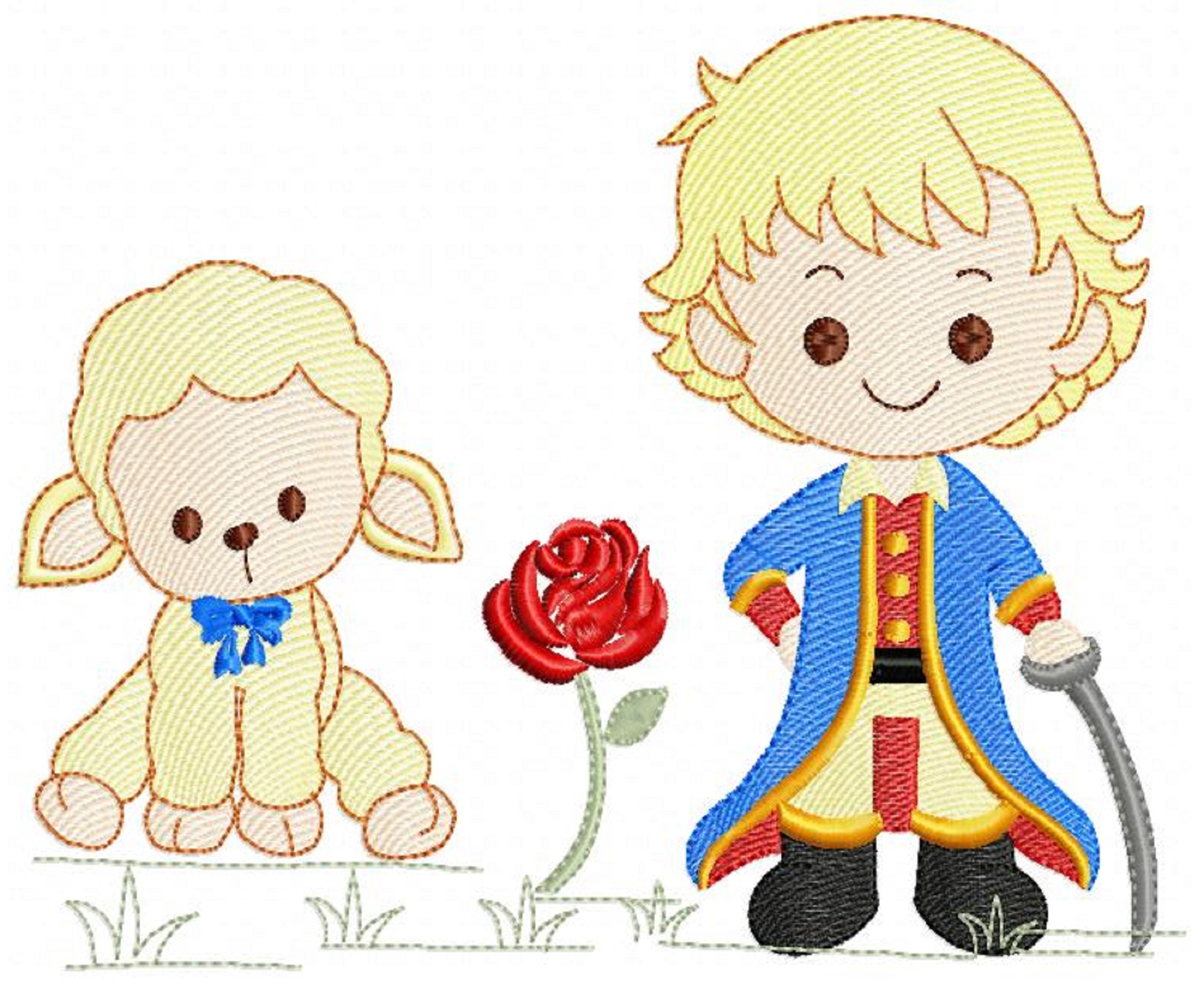 Little Prince embroidery designs machine embroidery pattern | Etsy
