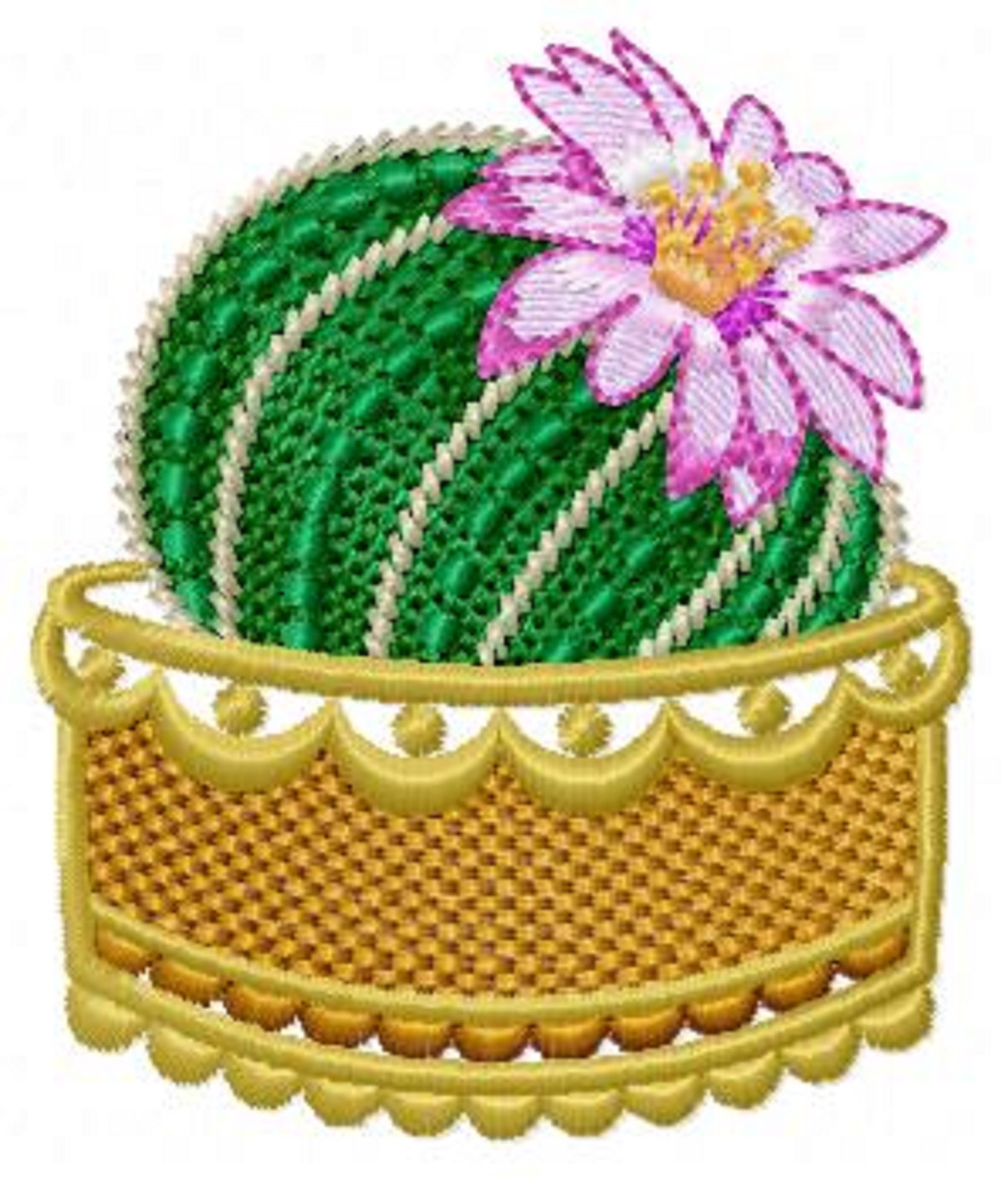 Cactus Embroidery Designs Machine Embroidery Pattern - Instant Download ...