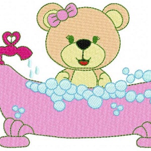 Bath Time Embroidery Designs Machine Embroidery Pattern - Instant ...