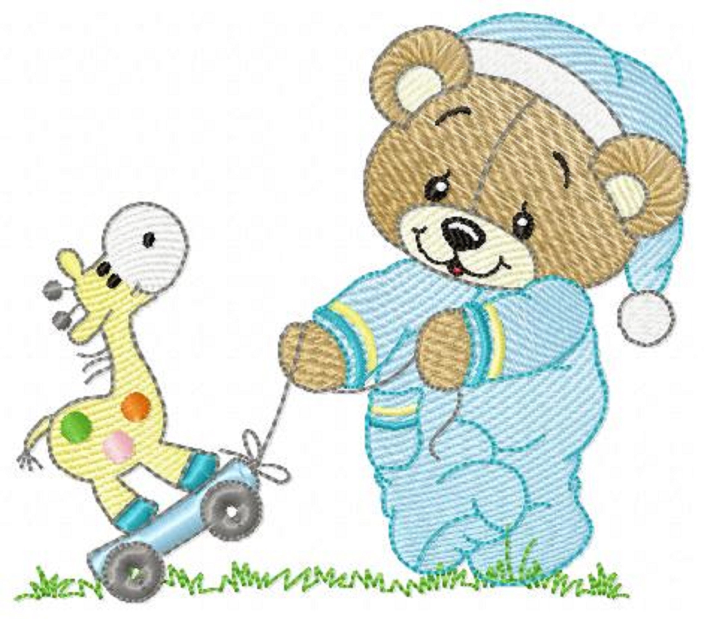 Bear Designs Machine Embroidery Pattern - Instant Download. - Etsy