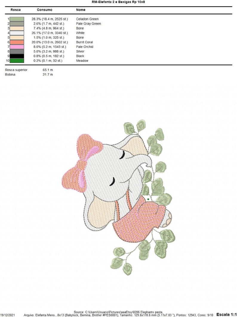 Cute Elephants Embroidery Designs Machine Embroidery Pattern - Etsy