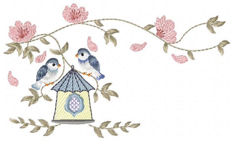 Bird Embroidery Designs Machine Embroidery Pattern - Instant Download ...