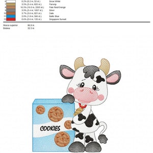 Cow Designs Machine Embroidery Pattern - Instant Download. - Etsy