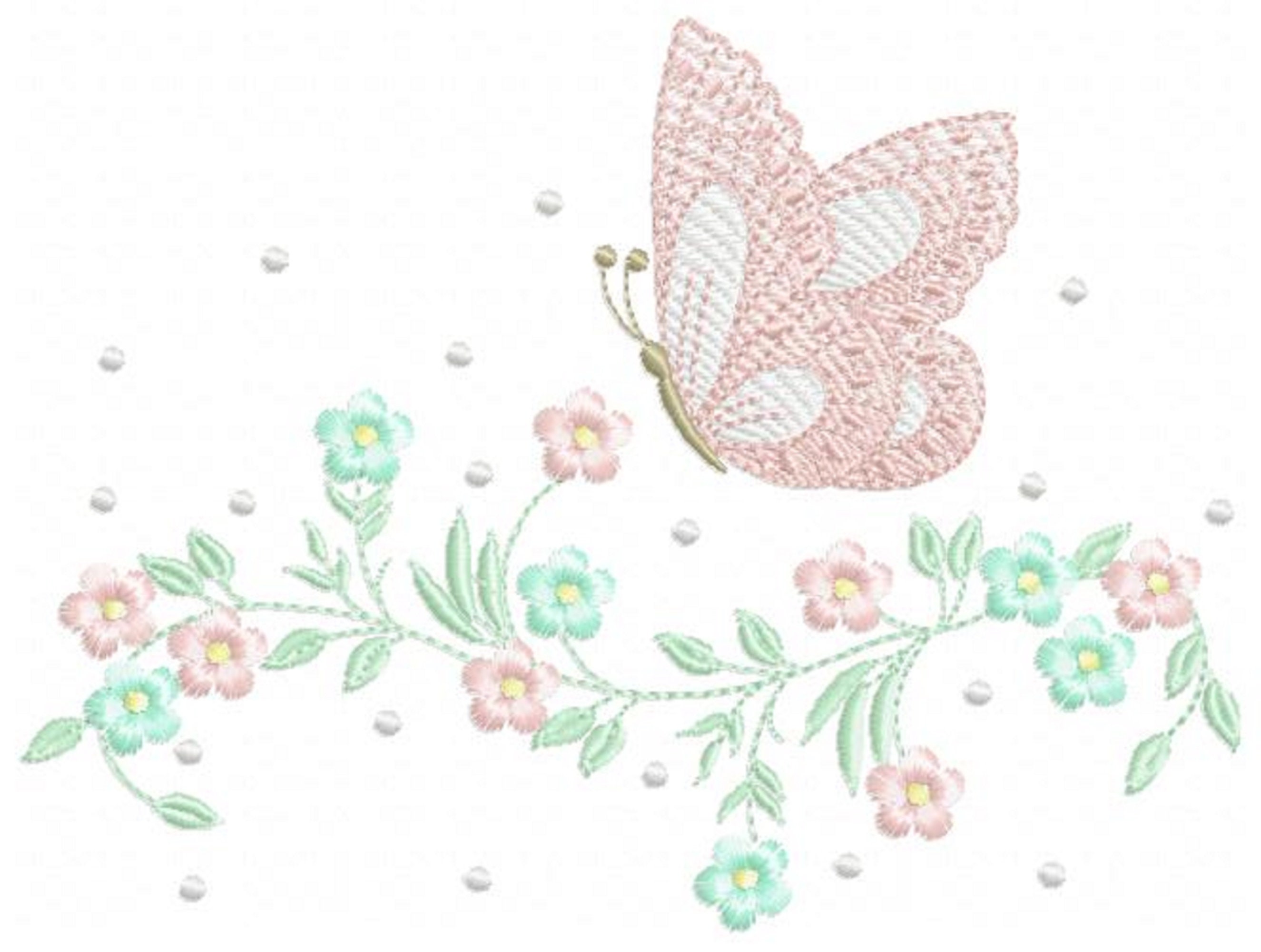 Butterfly Designs Machine Embroidery Pattern - Instant Download. - Etsy