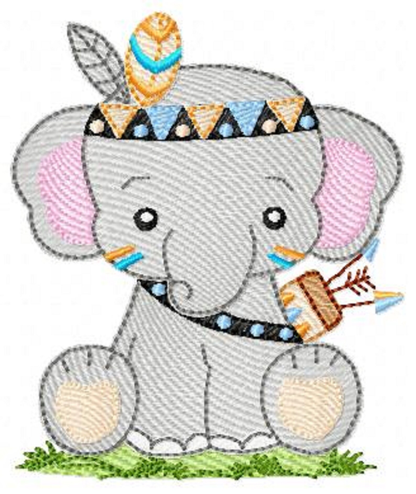 Safari Tribal Animals Embroidery Designs Machine Embroidery - Etsy